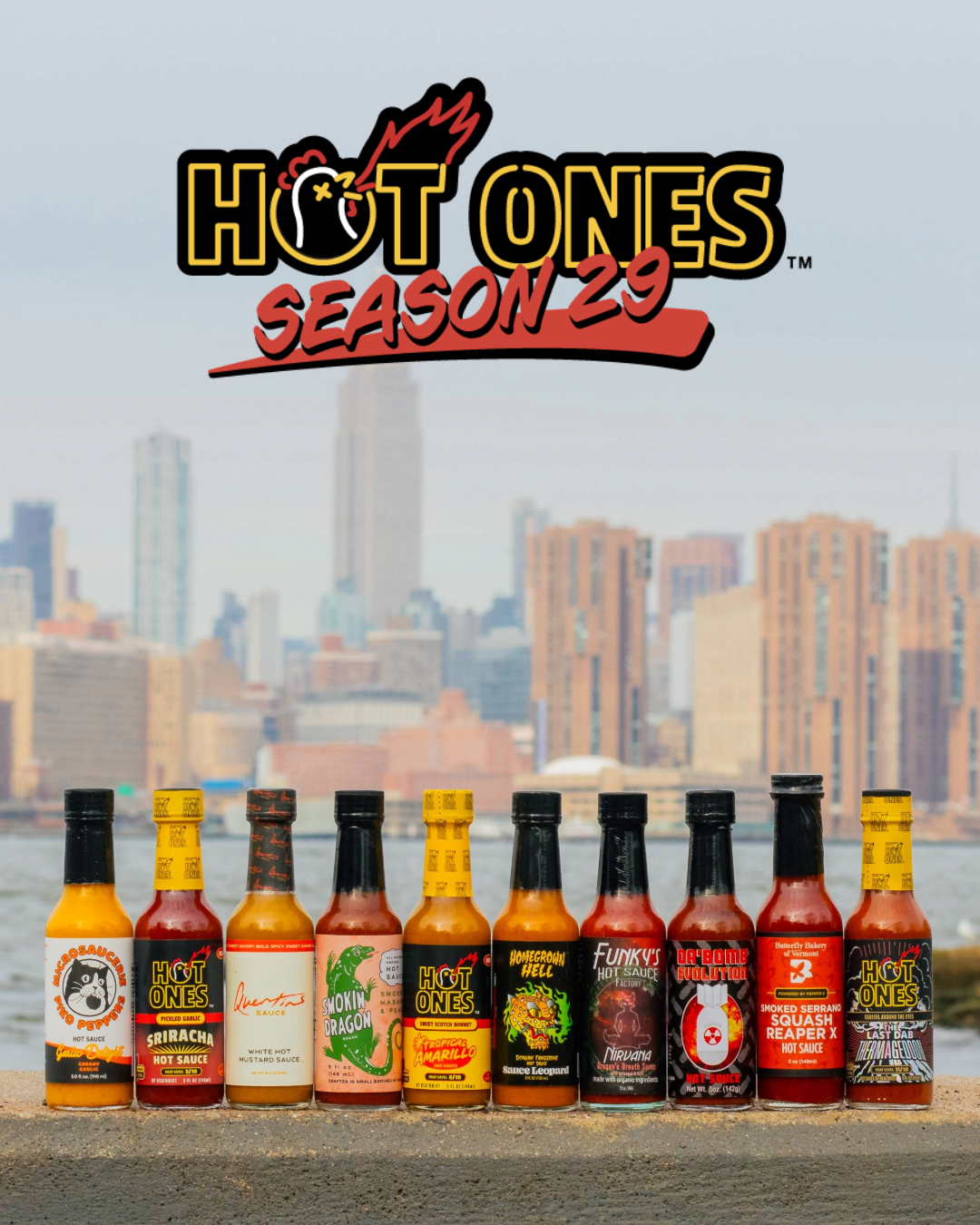 Hot Ones Hot Sauce Lineup Season 28 | HEATONIST
