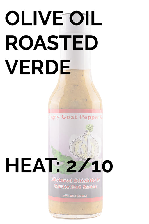 Angry Goat Blistered Shishito & Garlic Hot Sauce | HEATONIST