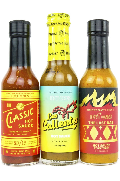 Hot Ones Hot Sauce Trio Pack - Original | HEATONIST